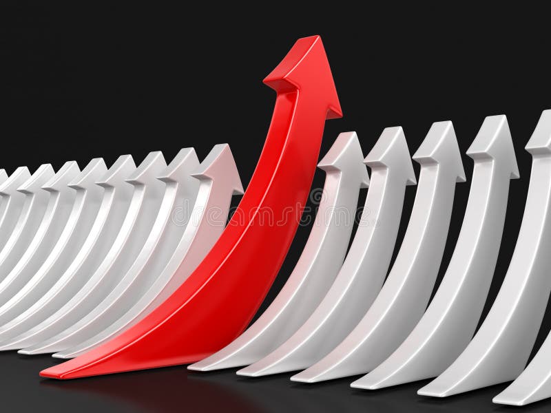 Image of Arrows up stock illustration. Illustration of single - 82333598