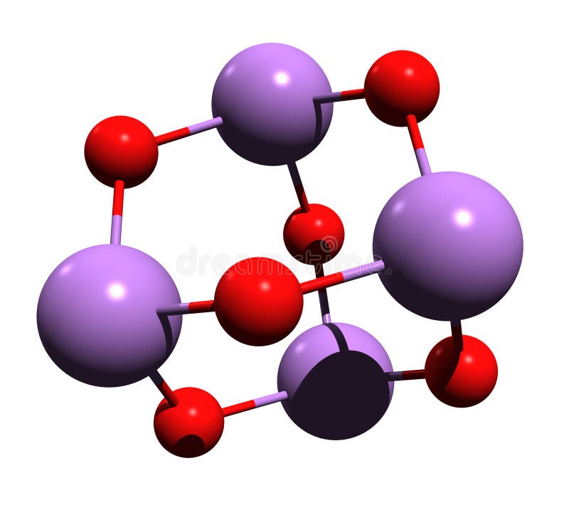 3D Image of Arsenic Trioxide Skeletal Formula Stock Illustration ...