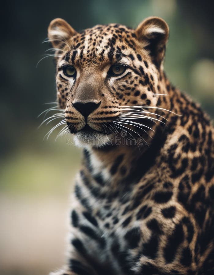 3d Image Background Mechanical Dark Leopard Stock Illustration ...