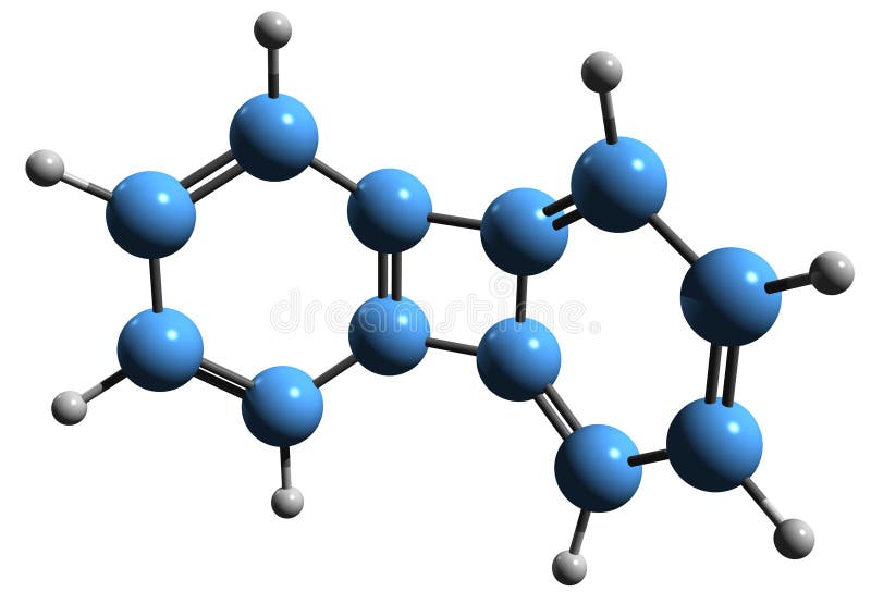 3D Image of Biphenylene Skeletal Formula Stock Illustration ...