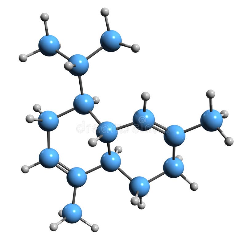 3D Image of Cadinenes Skeletal Formula Stock Illustration ...