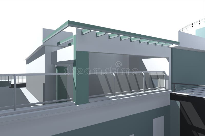 Pergola on the Terrace. Mediterranean Sea. Stock Photo - Image of ...