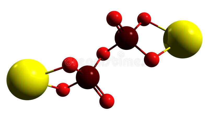 3D Image of Dicalcium Diphosphate Skeletal Formula Stock Illustration ...