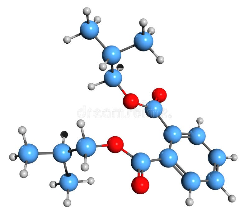 Dibutyl Phthalate, DBP Molecule. it is Phthalate Ester, Diester Stock ...