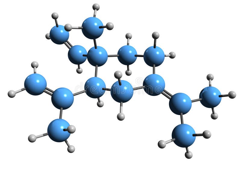 3D Image of Elemen Skeletal Formula Stock Illustration - Illustration ...