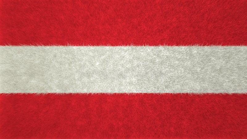 3D Image of the Flag of Austria. Stock Illustration - Illustration of ...