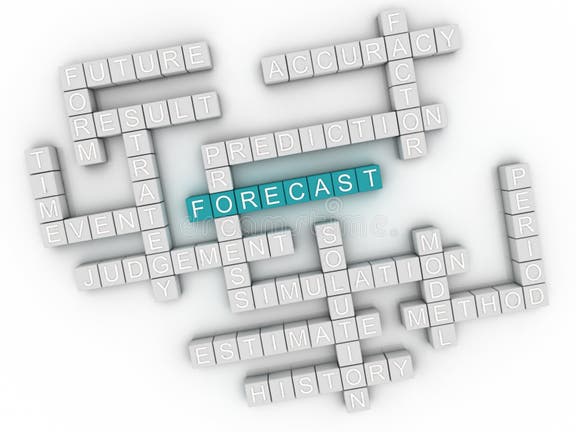 3d Image Forecast Issues Concept Word Cloud Background Stock ...