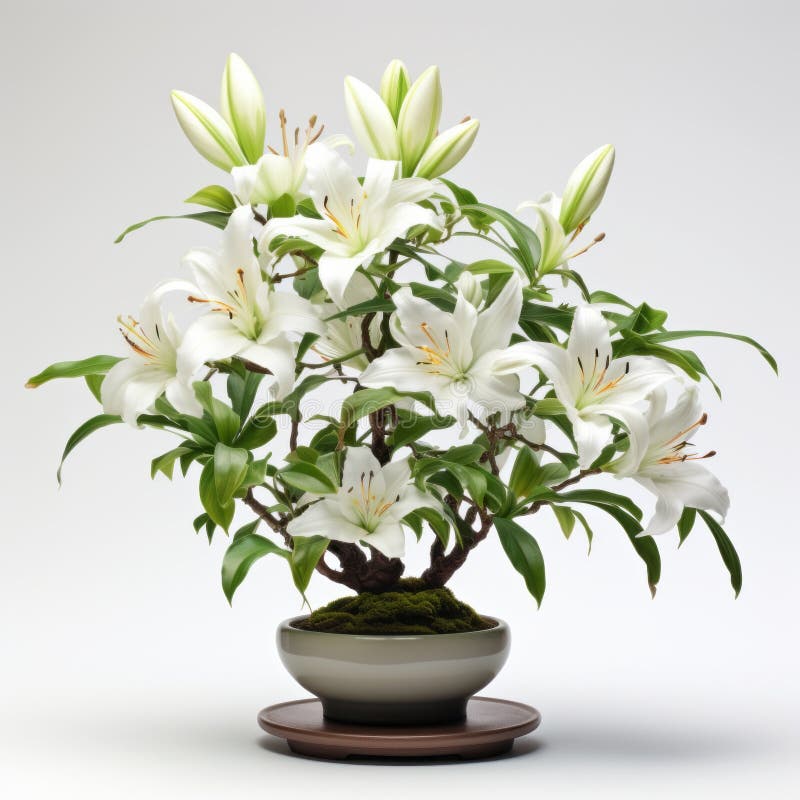 Lily Bonsai Stock Illustrations – 75 Lily Bonsai Stock Illustrations ...