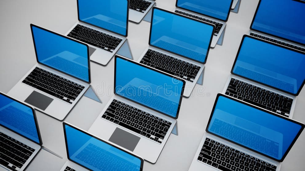 Row Laptops Stock Illustrations – 250 Row Laptops Stock Illustrations ...
