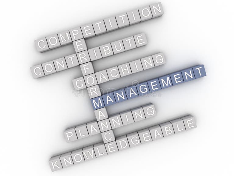 3d Image Management Issues Concept Word Cloud Background Stock ...