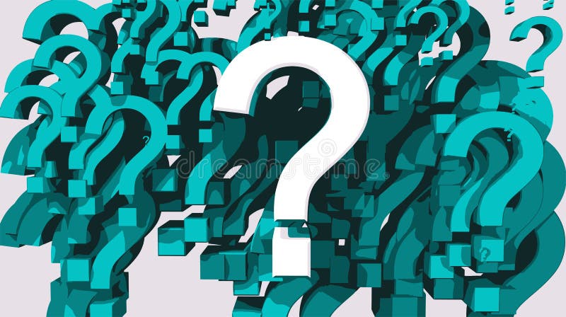 Question Mark and Concept of Science and Technology. Questions and ...