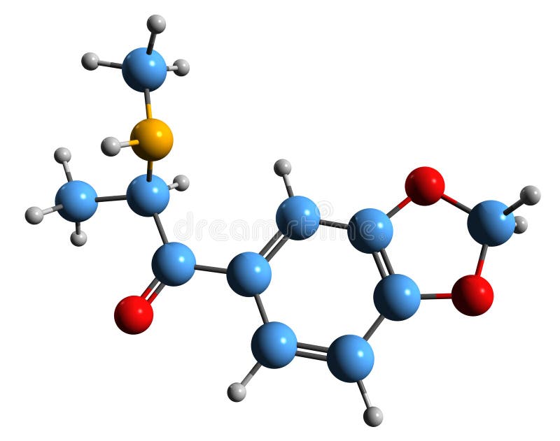 3D Image of Cathinone Skeletal Formula Stock Illustration ...