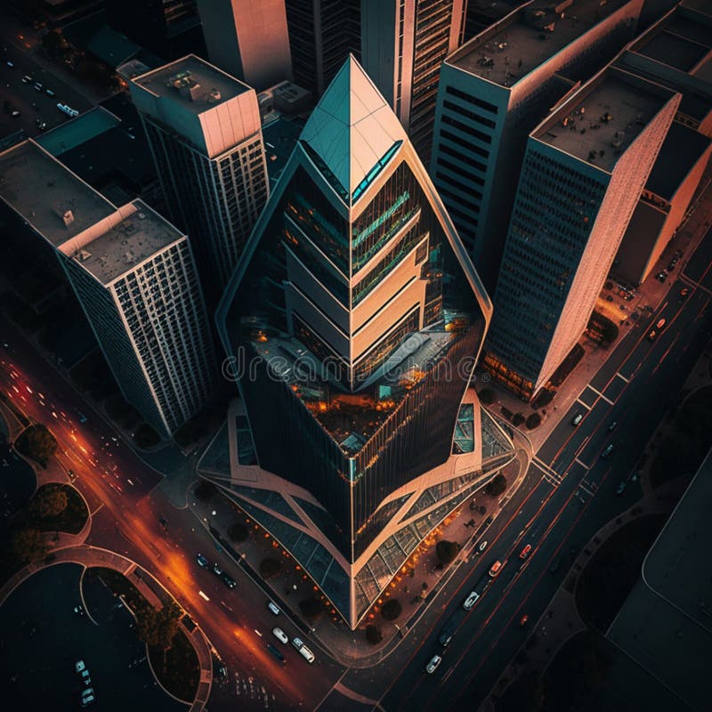 3d Image of Modern Architecture Building. Generative Ai Stock ...