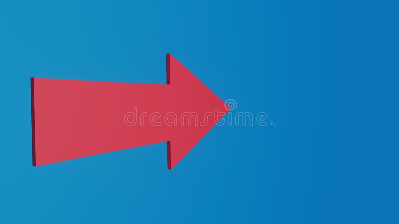 3d Image Multi-colored Pointers, Arrows Stock Illustration ...