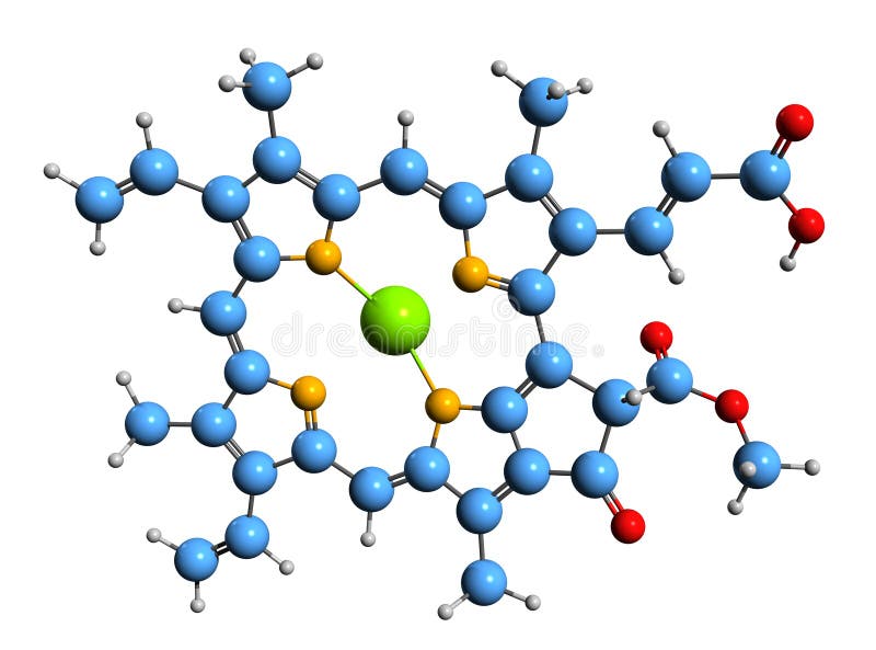 3D Image of Phytol Skeletal Formula Stock Illustration - Illustration ...