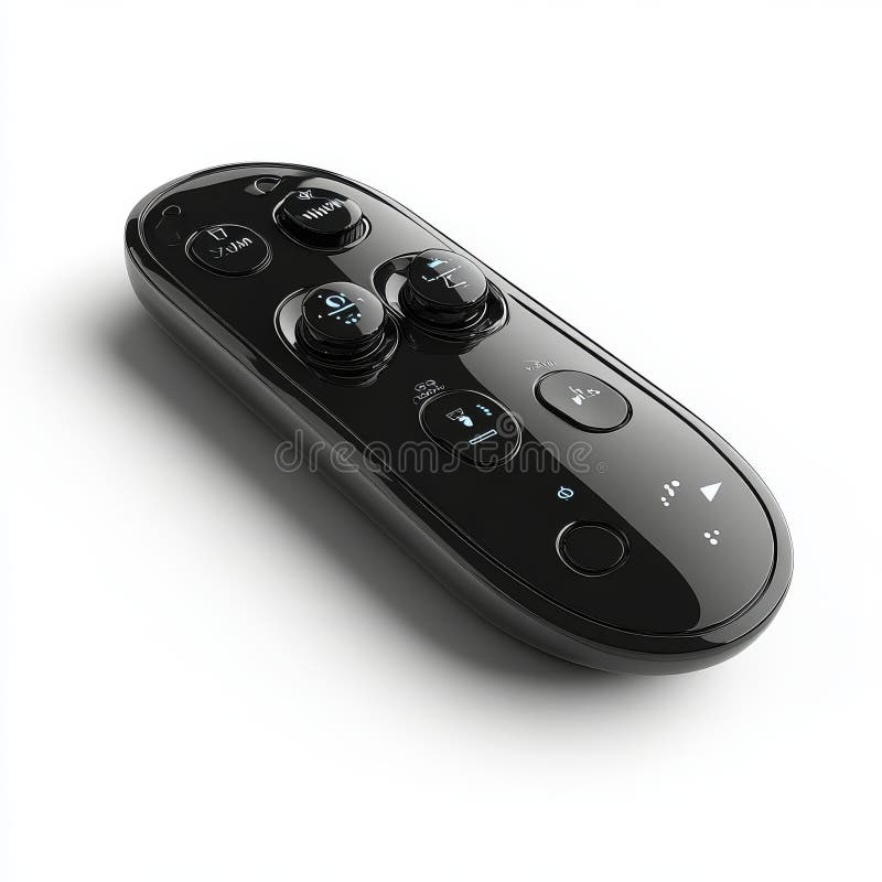 A 3D Image of a Remote Control with a Variety of Buttons, Representing ...
