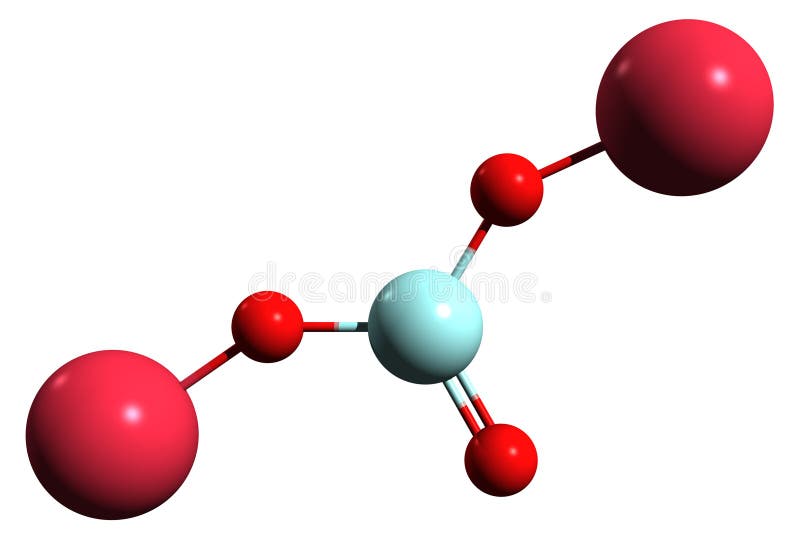 3D Image of Sodium Silicate Skeletal Formula Stock Illustration ...