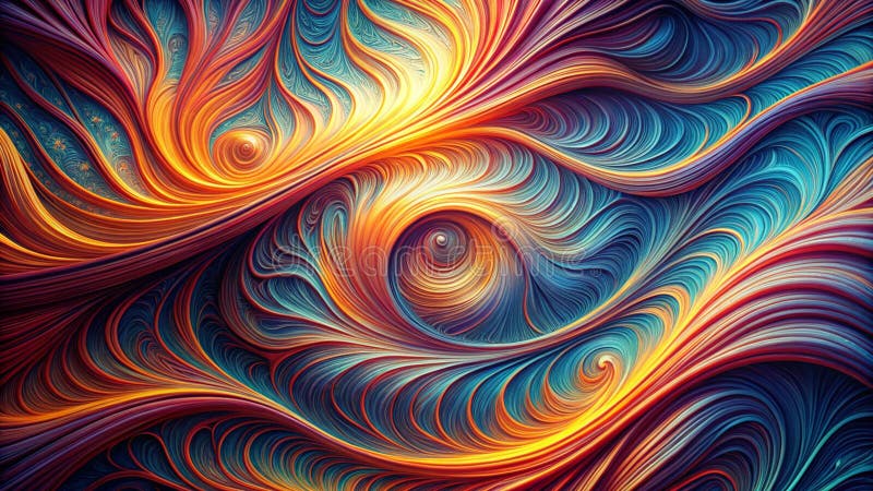 3D Image Wave Art Abstract Background Illustration Stock Illustration ...