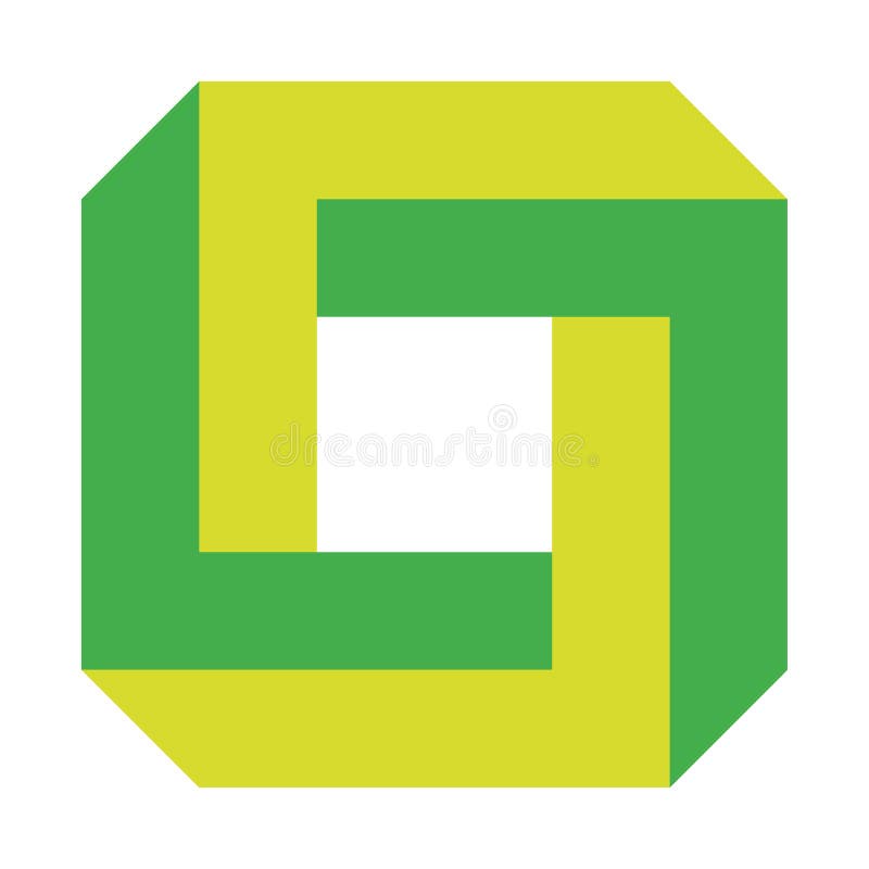 Green Infinity Symbol Icon. 3D-like Gradient Design Effect Stock Vector ...