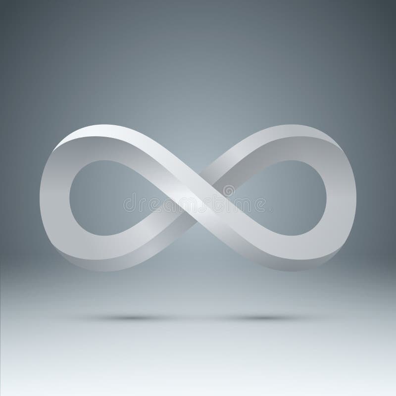 3d Infinity - Realistic Icon. Stock Vector - Illustration of geometry ...