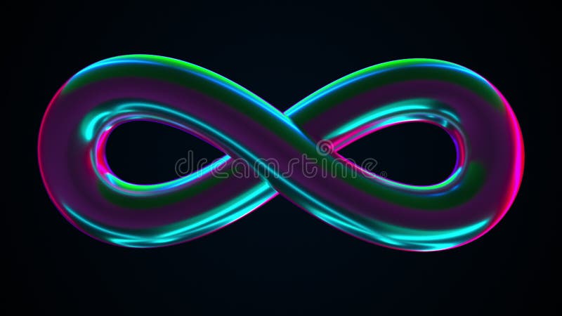 3d infinity sign stock video. Video of sign, abstract - 299159681
