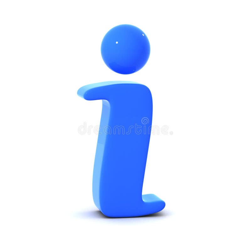 3d Info symbol stock illustration. Illustration of search - 39614208