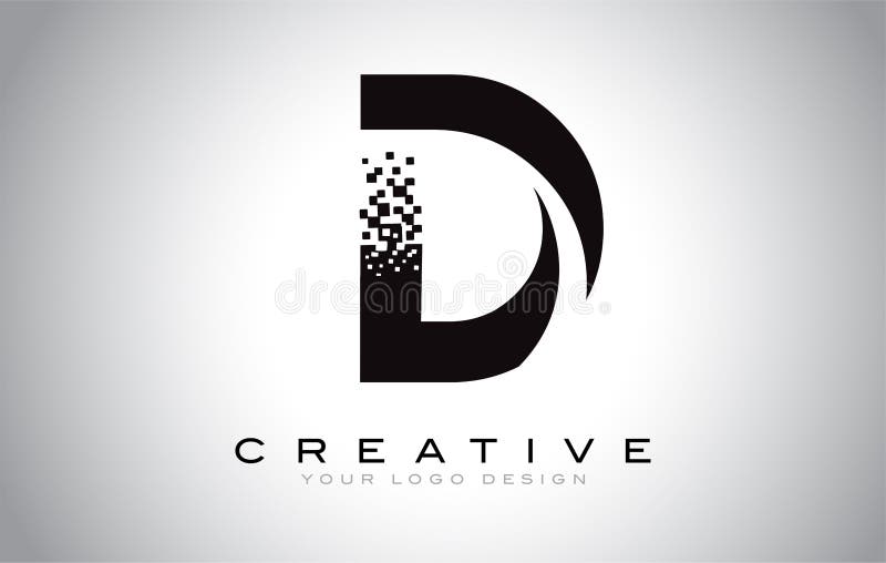 D Pixelated Letter Stock Illustrations – 32 D Pixelated Letter Stock ...