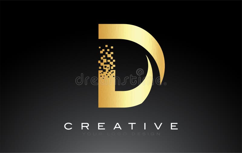 D Pixelated Letter Stock Illustrations – 32 D Pixelated Letter Stock ...