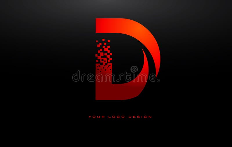 D Pixelated Letter Stock Illustrations – 32 D Pixelated Letter Stock ...