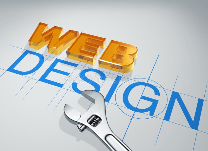 3d inscription web design stock illustration. Illustration of metaphor ...