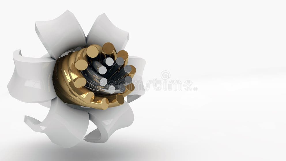 3D inside wire stock illustration. Illustration of wire - 57048635