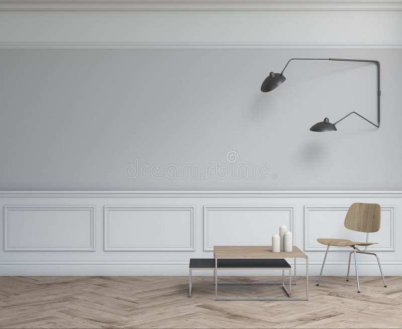 3d Interior Design Simple Scene Stock Illustration - Illustration of ...