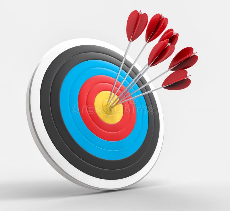 Background Bullseye stock illustration. Illustration of graphic - 20460790