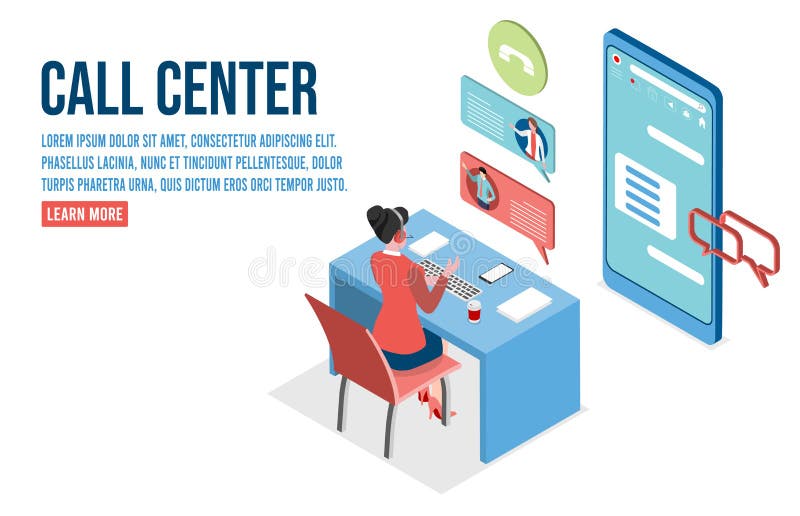 Isometric Call Center Stock Illustrations – 2,536 Isometric Call Center Stock Illustrations ...