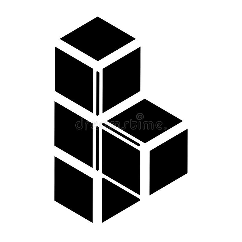 3d Isometric Cubes As Construction, Construct, Building, Technology ...