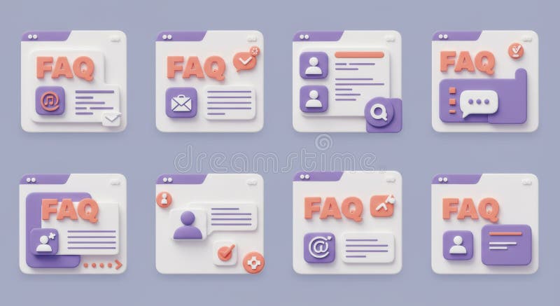 Isometric Faq Webpage Stock Illustrations – 10 Isometric Faq Webpage ...