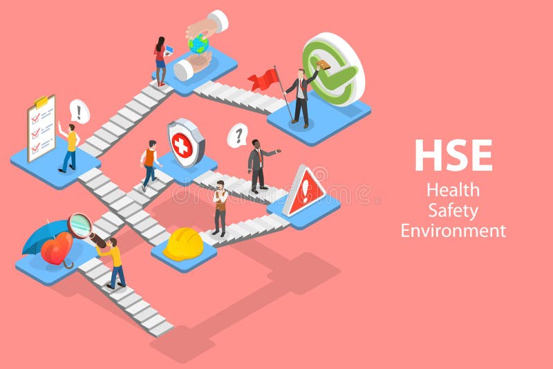 HSE Concept For Health Safety Environment Stock Illustration ...