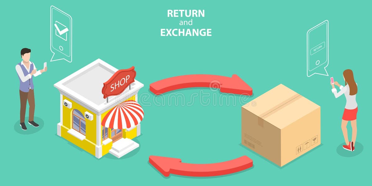 Return Product Isometric Stock Illustrations – 73 Return Product ...