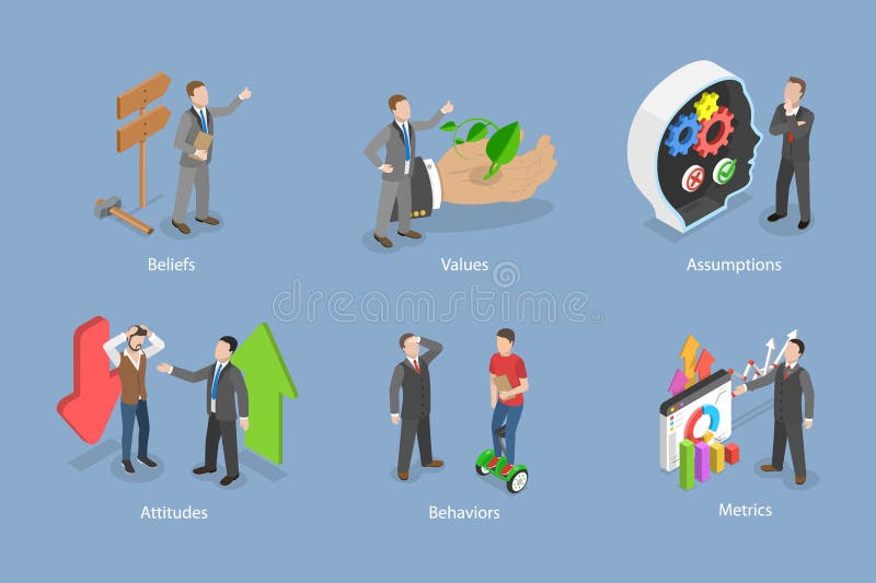 Mission Vision Values Flat Cartoon Stock Illustrations – 59 Mission ...