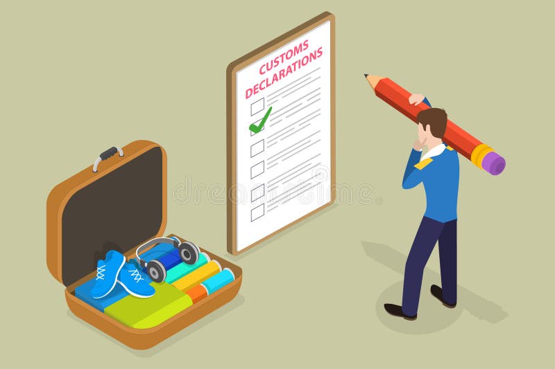 Customs Process Stock Illustrations – 426 Customs Process Stock ...