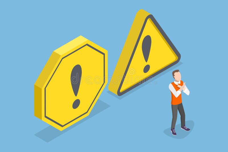 Isometric No Entry Signal Stock Illustrations – 10 Isometric No Entry ...