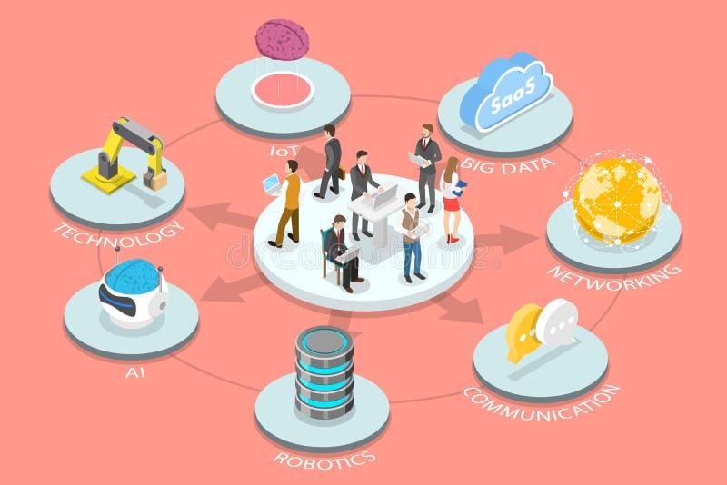 3D Isometric Flat Vector Conceptual Illustration of Digital ... 3D Isometric Flat Vector Conceptual Illustration of Digital ...