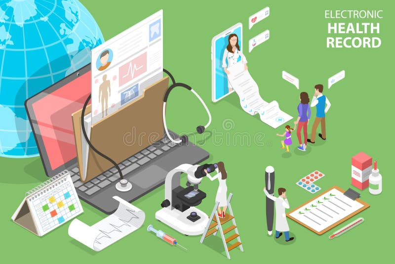 Electronic Medical Records Clipart