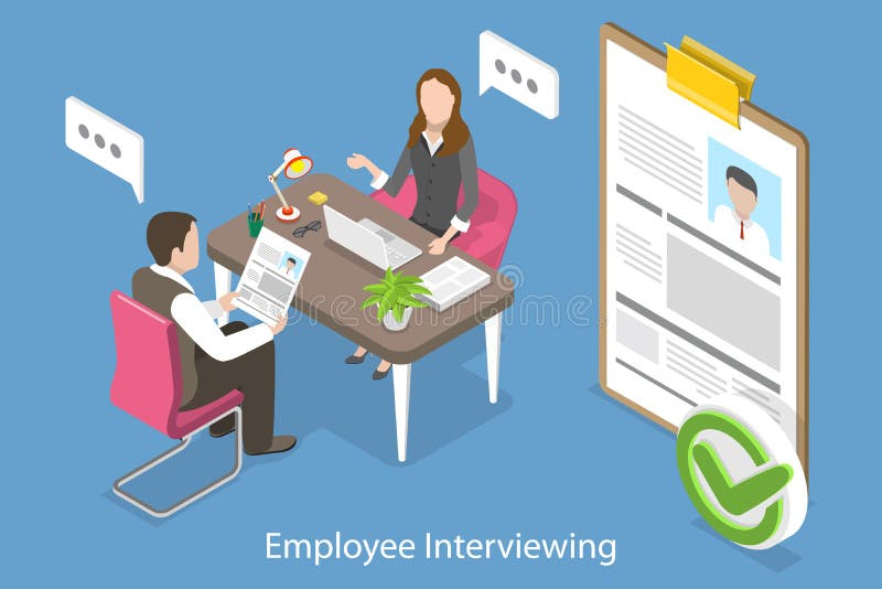 Job Interview Illustration Ai