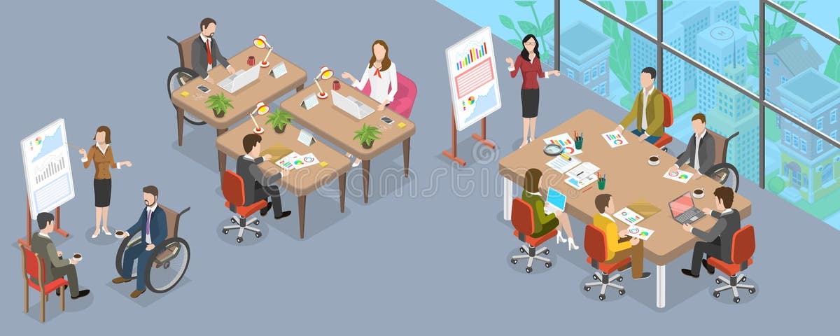 Inclusive Workplace Stock Illustrations – 997 Inclusive Workplace Stock ...