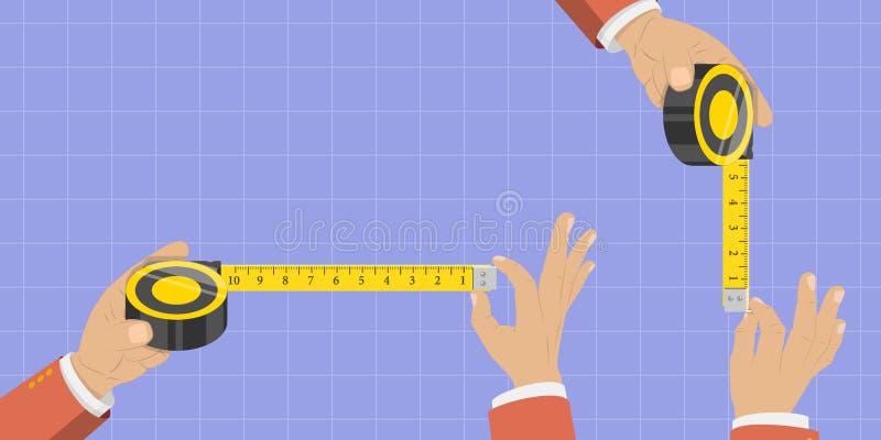 3D Isometric Flat Vector Conceptual Illustration of Measuring Tape ...