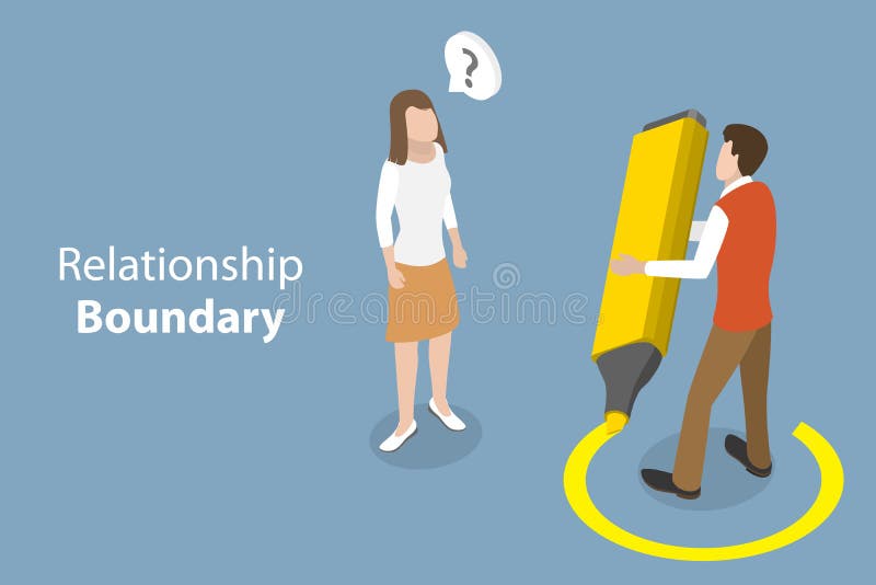 Boundaries Relationship Stock Illustrations – 119 Boundaries ...
