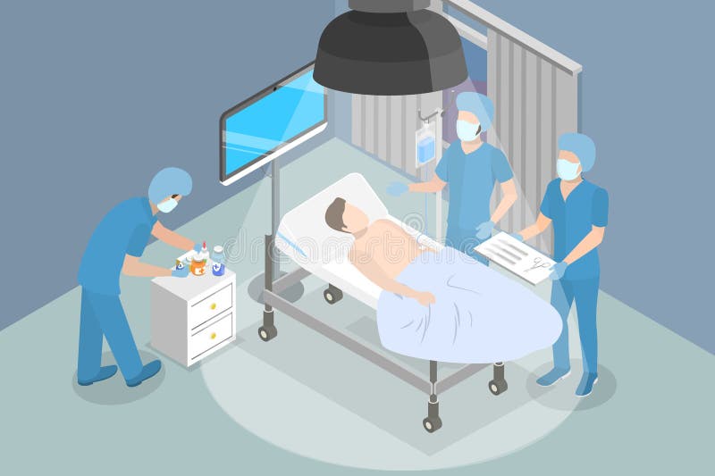 Man Preparing Plastic Surgery Stock Illustrations – 4 Man Preparing ...
