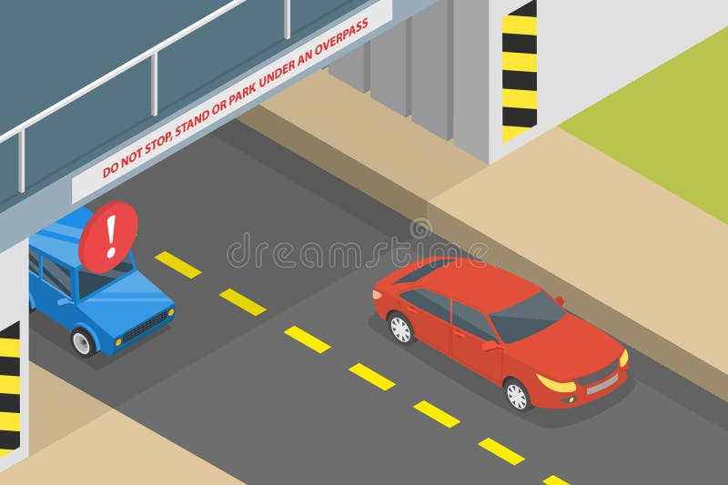 3D Isometric Flat Vector Conceptual Illustration of Traffic Rules Stock ...