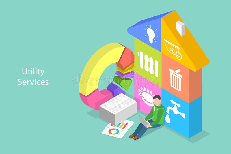 Household Utilities Stock Illustrations – 317 Household Utilities Stock ...